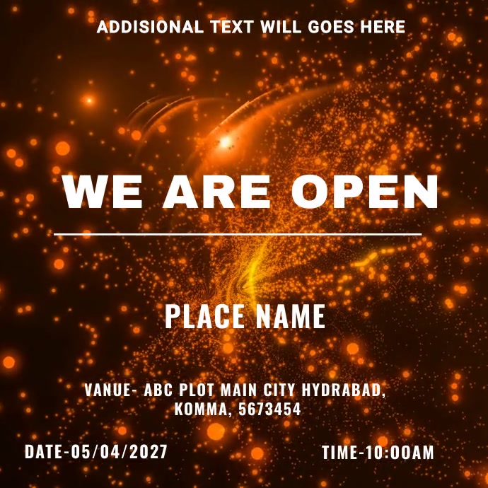 we are open Template | PosterMyWall