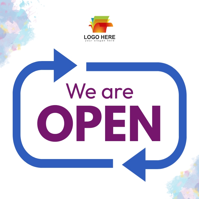 We are open Template | PosterMyWall