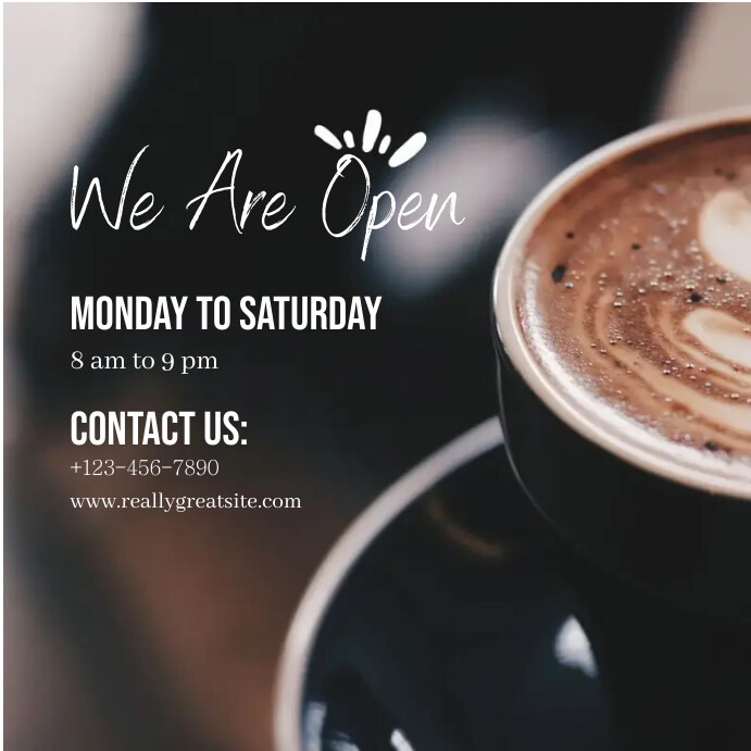 WE ARE OPEN Template | PosterMyWall