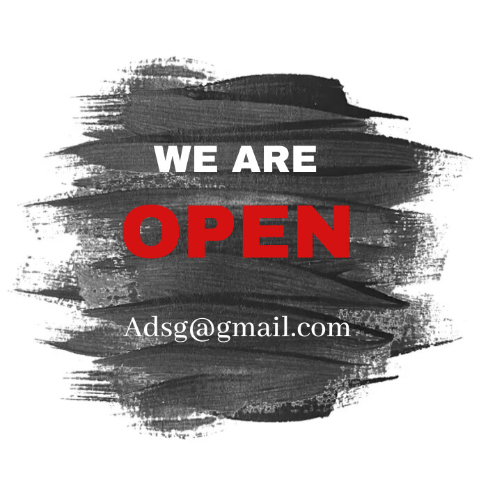 We are open Template | PosterMyWall