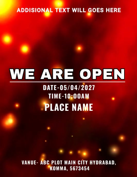 we are open Template | PosterMyWall