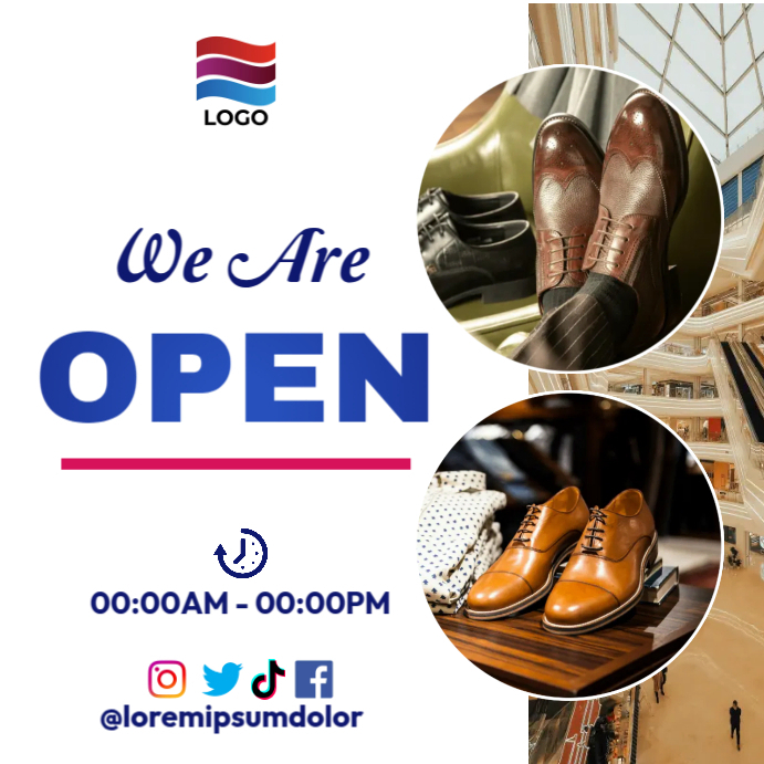 We are open Template | PosterMyWall