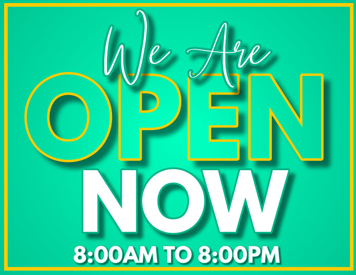 We Are Open Flyer (us Letter) Template | PosterMyWall