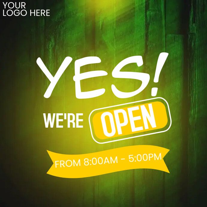 We are open flyer Template | PosterMyWall