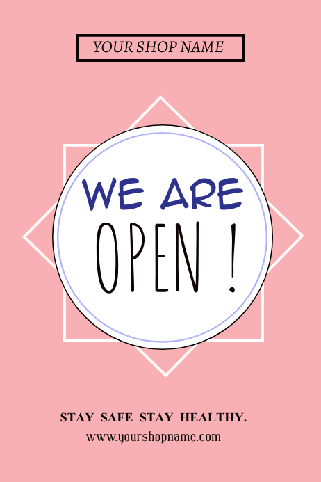 Copy of We are open flyer | PosterMyWall