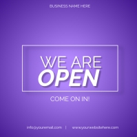 we are open Template | PosterMyWall
