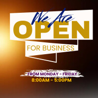 We are open flyer Template | PosterMyWall