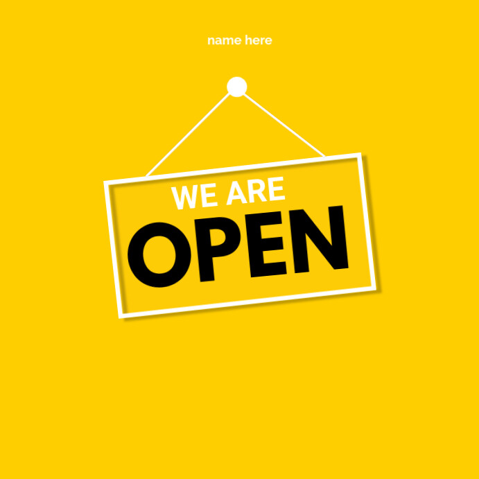 we are open flyer template | PosterMyWall