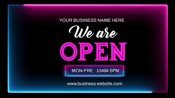 we are open flyer template | PosterMyWall