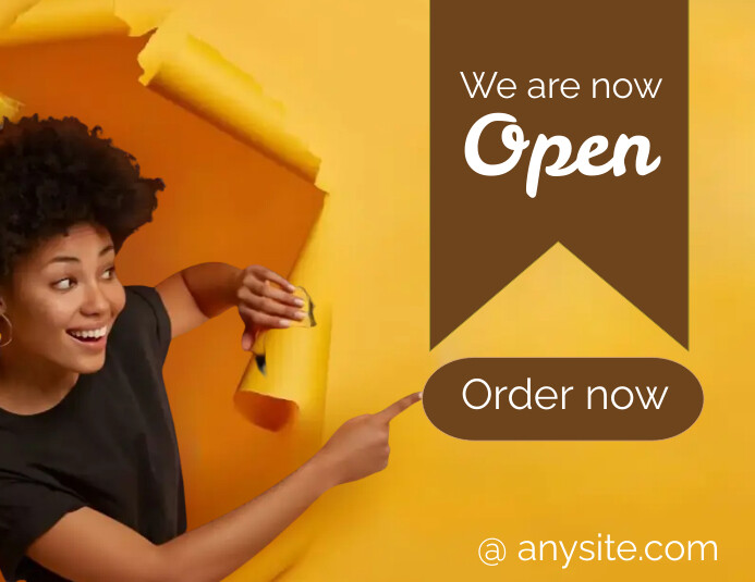 We are open flyer template | PosterMyWall