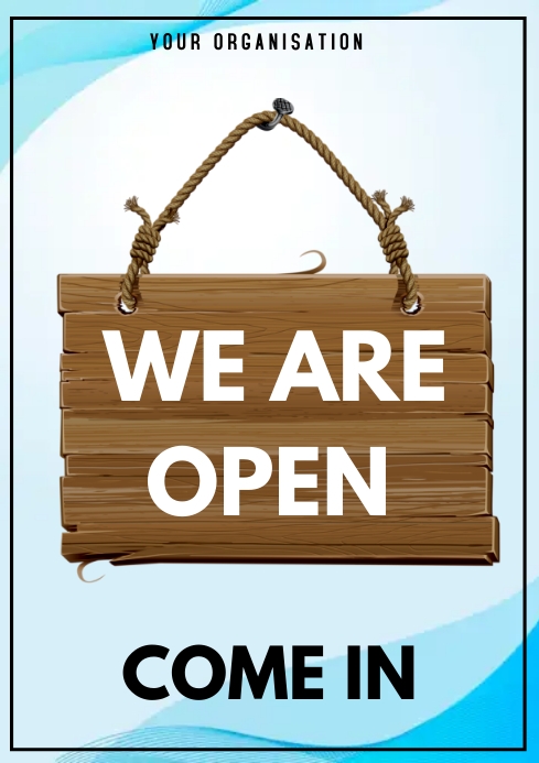 We are Open Flyers Template | PosterMyWall