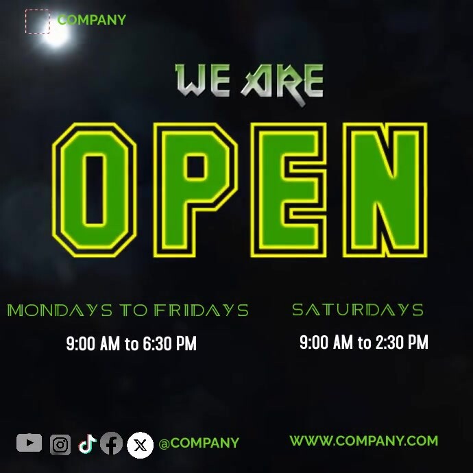 We are open hours for store and restaurant ad Templat | PosterMyWall