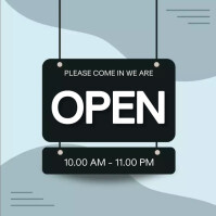 We Are Open Instagram Post Template | PosterMyWall