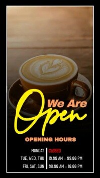 we are open notice Template | PosterMyWall