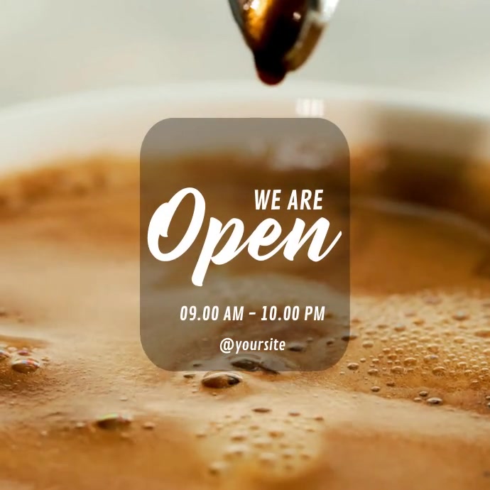 we are open notice Template | PosterMyWall