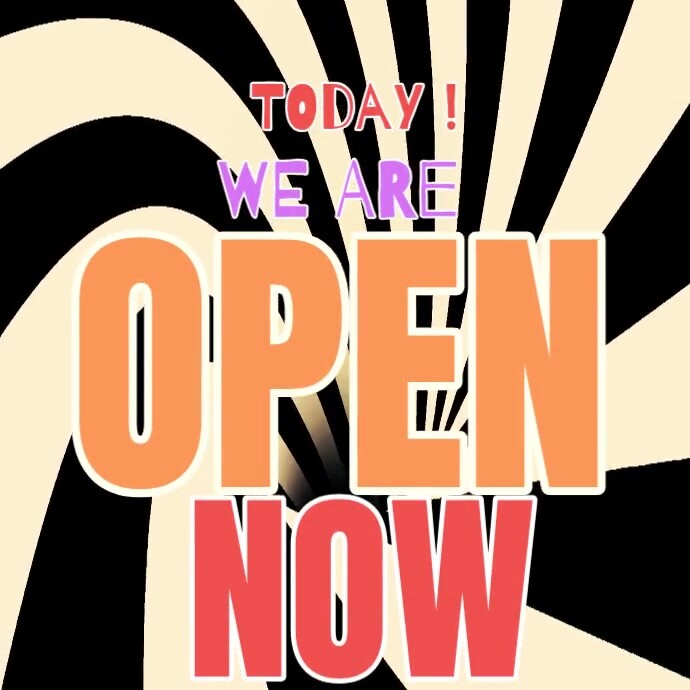 we are open now Template | PosterMyWall