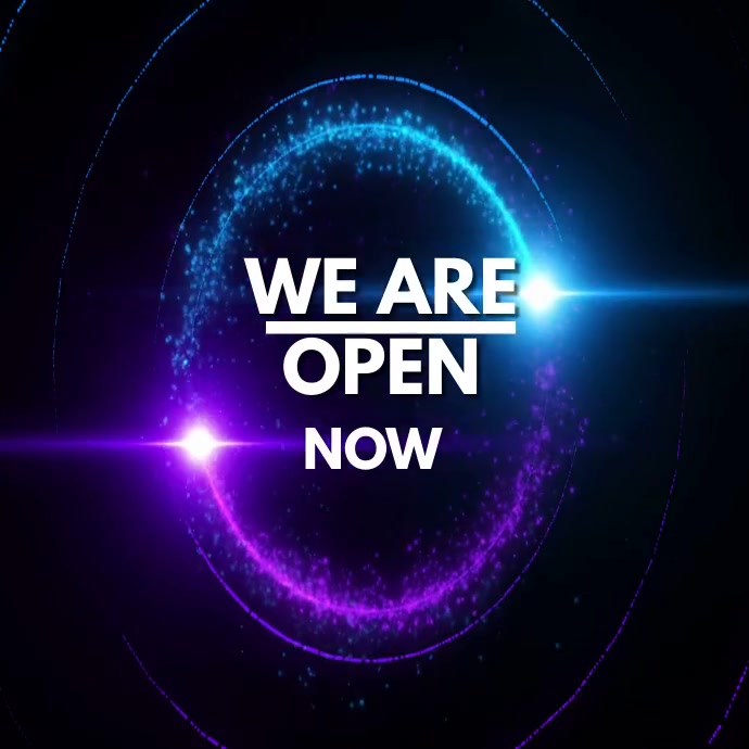 We are open now Template | PosterMyWall