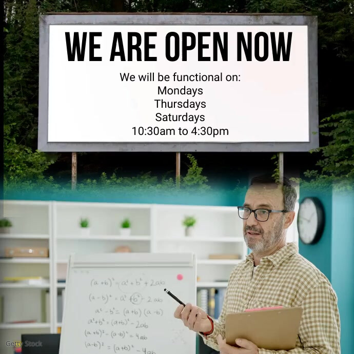 we are open now flyers Template | PosterMyWall
