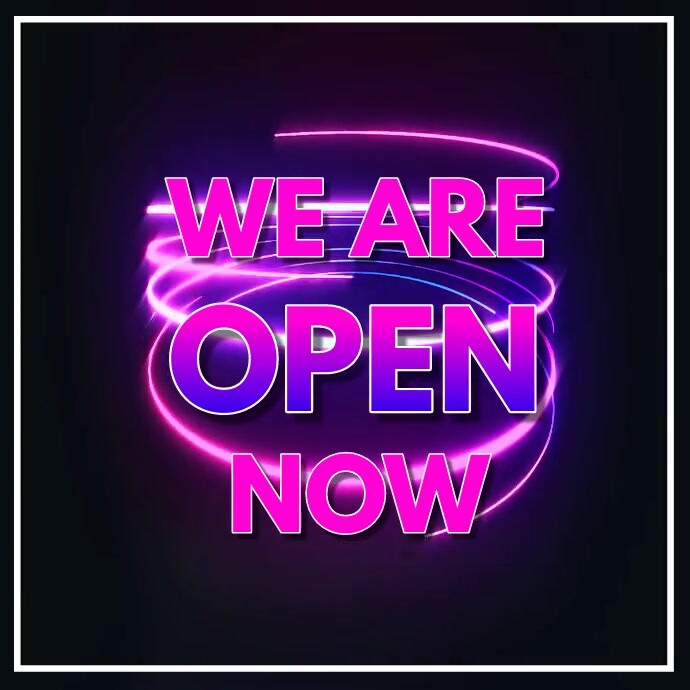 Copy of We Are open now Template | PosterMyWall