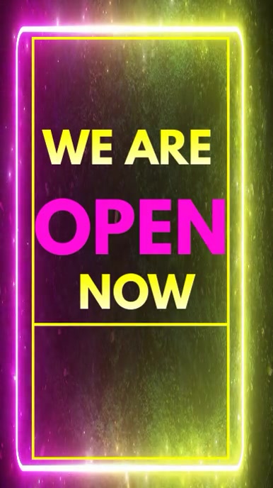 We Are open now Template | PosterMyWall