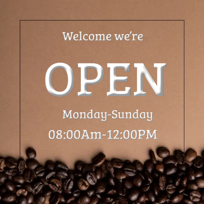 We are open now templates | PosterMyWall