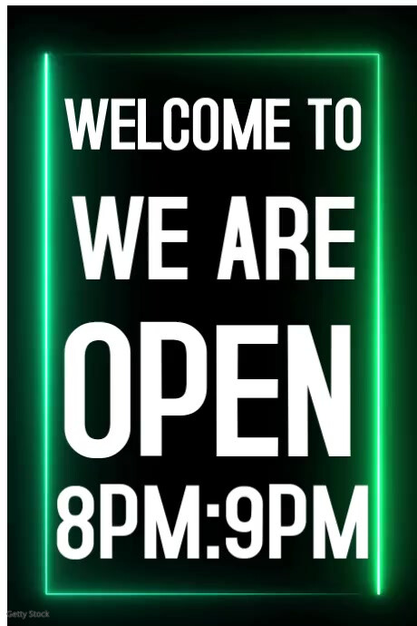 We Are Open Poster Template | PosterMyWall