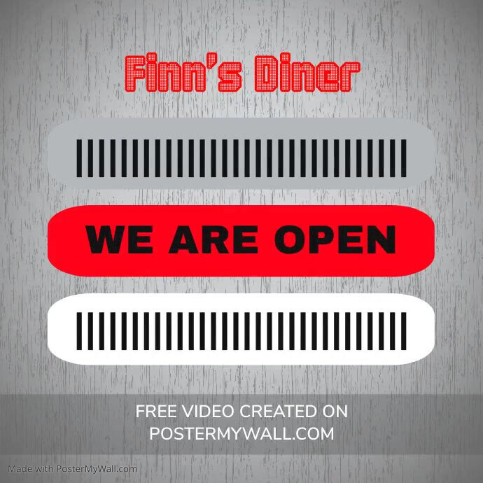 Copy of We are open signage | PosterMyWall