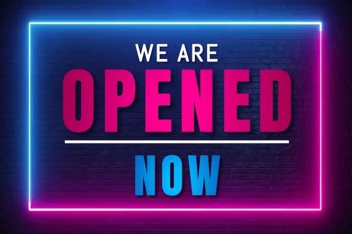 we are opened Template | PosterMyWall