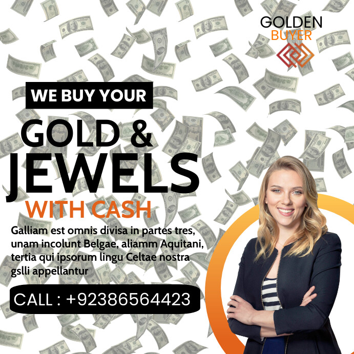 We Buy Gold Pawnshop Instagram Post Template | PosterMyWall