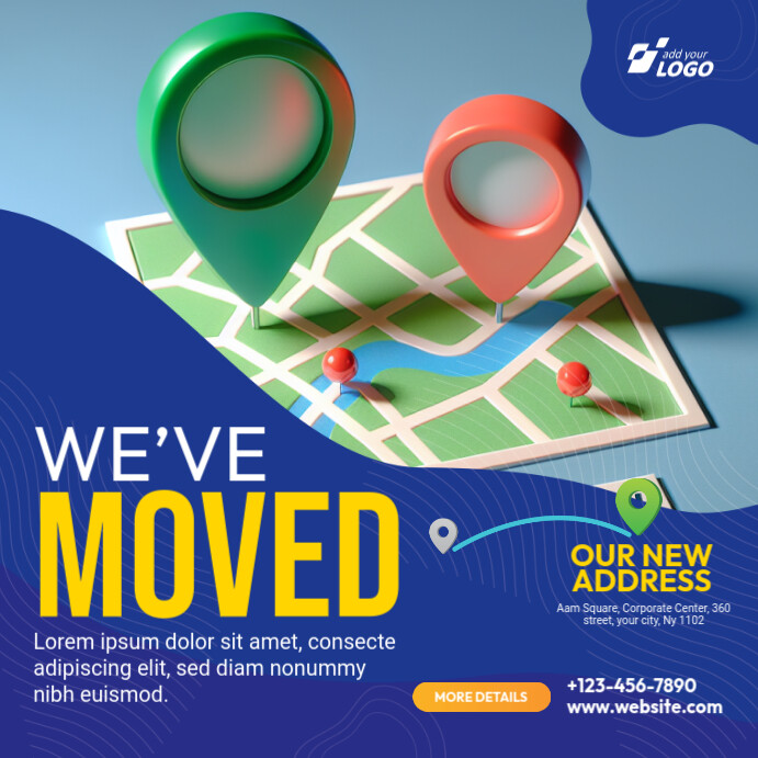 We Have Moved Template | PosterMyWall