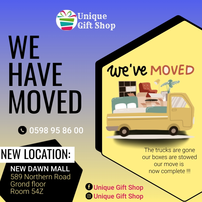 WE HAVE MOVED FLYER AD Template | PosterMyWall