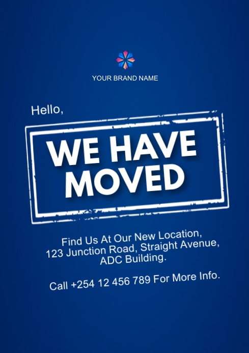 we have moved real estate flyer Template | PosterMyWall