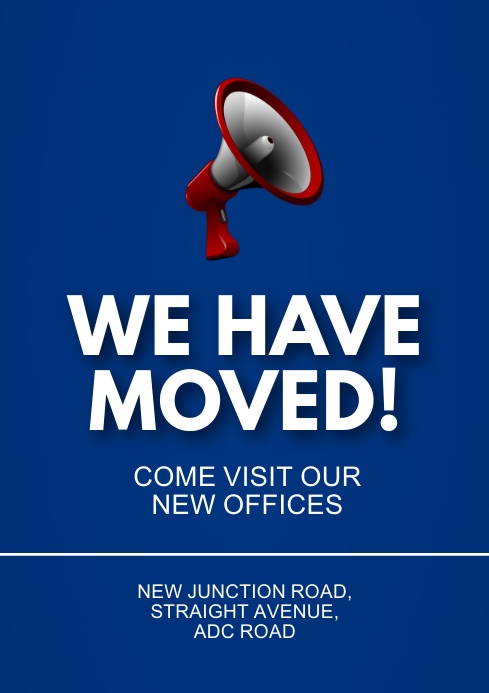 we have moved real estate flyer Template | PosterMyWall