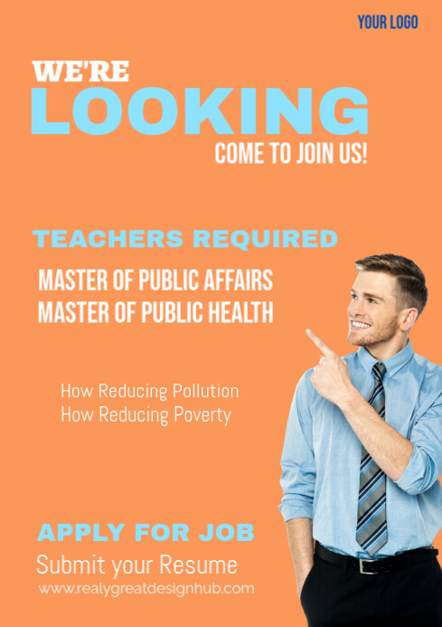 We hire teachers new position available for you Template | PosterMyWall