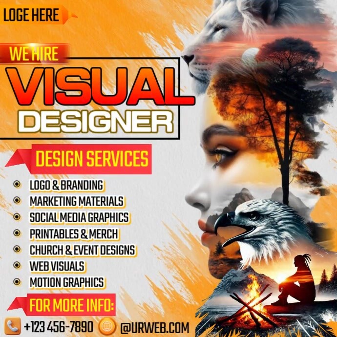 Copy of We Hire Visual Designer | PosterMyWall