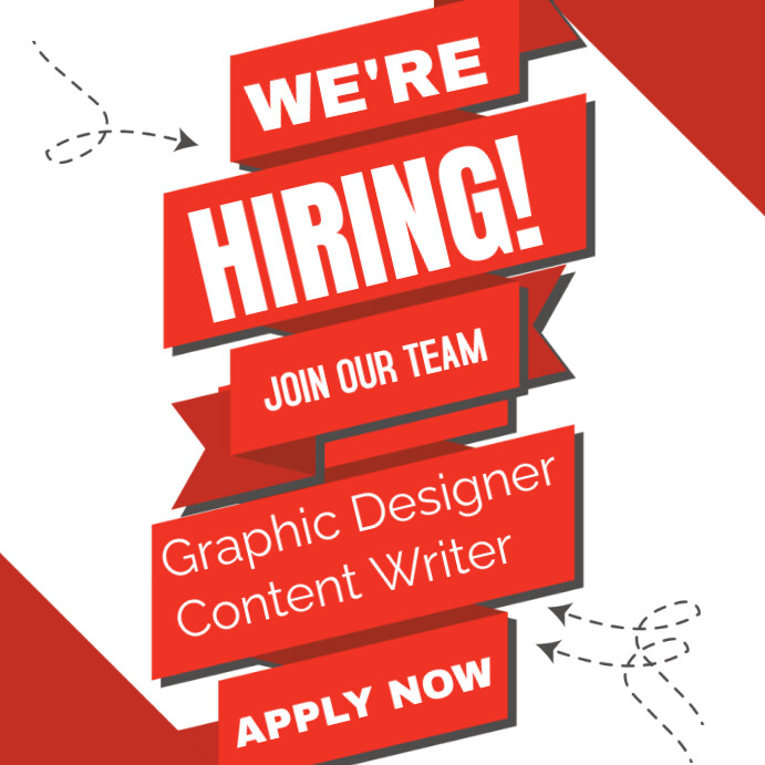 Copy of We hiring person for this job come now | PosterMyWall