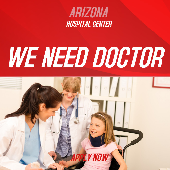 Copy of WE NEED DOCTOR | PosterMyWall