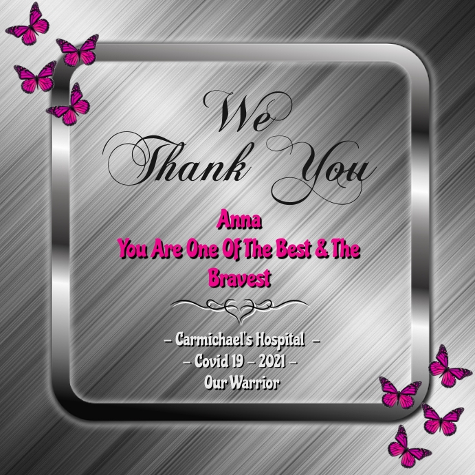 We Thank You Template | PosterMyWall