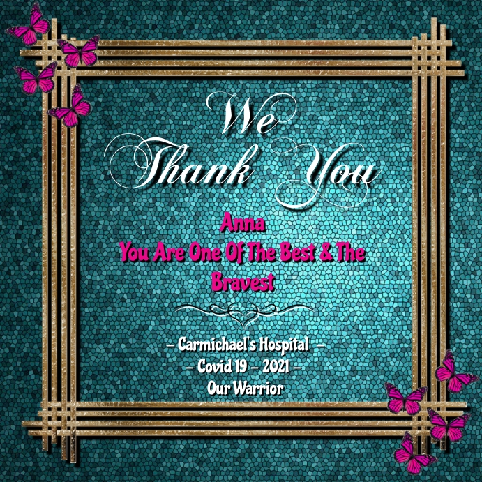 We Thank You Template | PosterMyWall