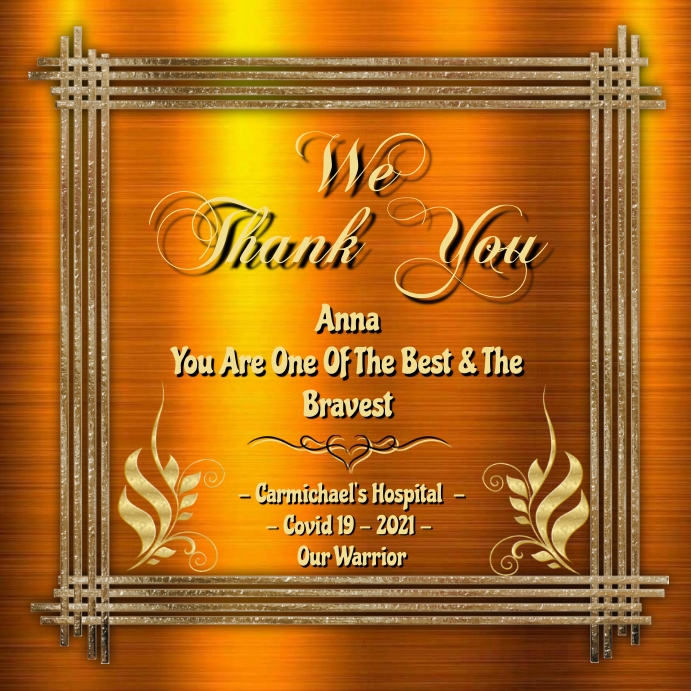 We Thank You Template | PosterMyWall