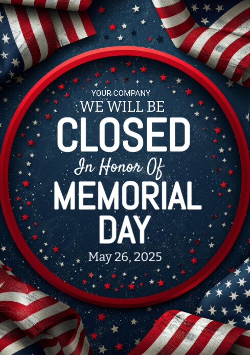 Closed Memorial Day