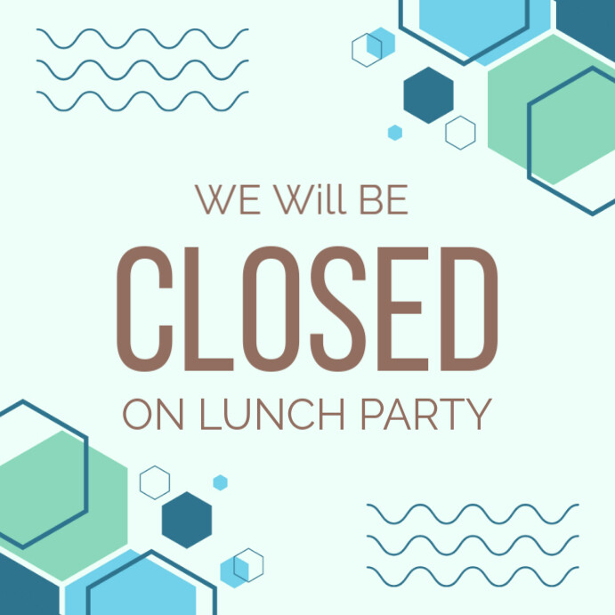 We will be closed on Monday Template | PosterMyWall