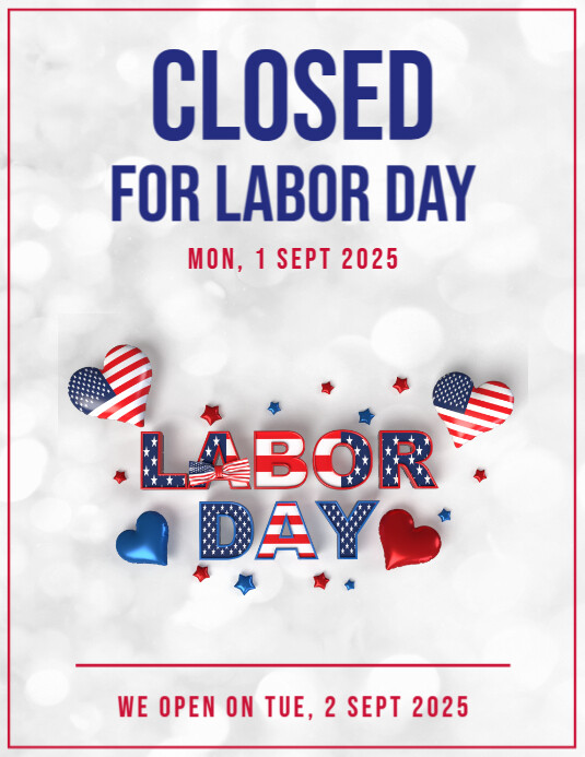 We Will Be Closed Sign Business Holiday Sign Template | PosterMyWall