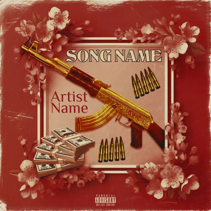 weapon Album Cover art trap mixtape rap Template | PosterMyWall