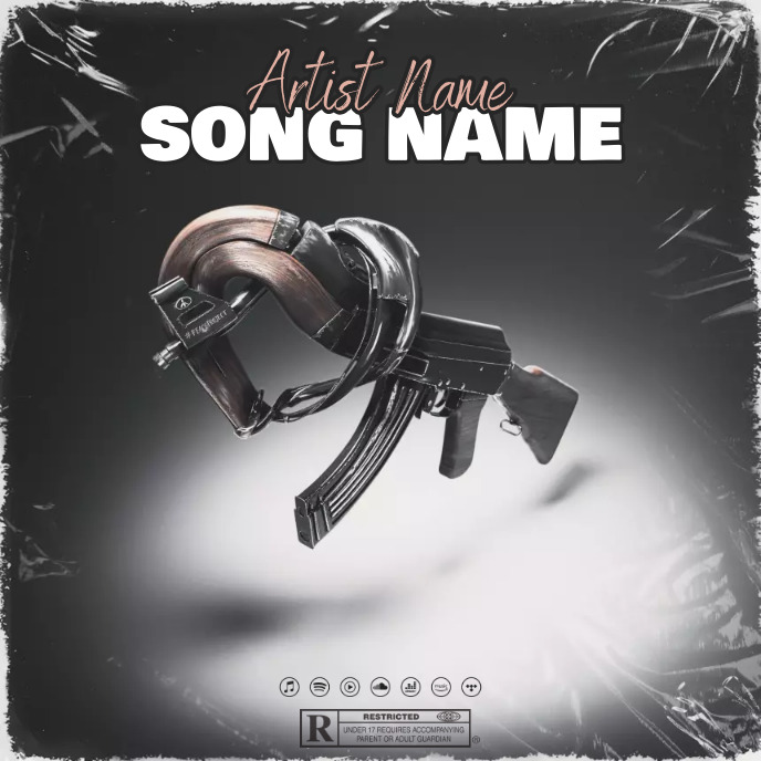 Copy of weapon Album Cover art trap mixtape rap | PosterMyWall