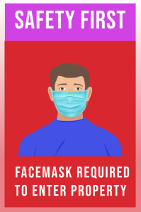 No mask no entry sign Template | PosterMyWall