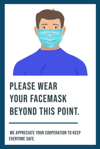 No mask no entry sign Template | PosterMyWall