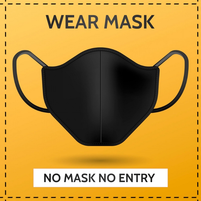 Wear mask,Corona virus Awareness Template | PosterMyWall