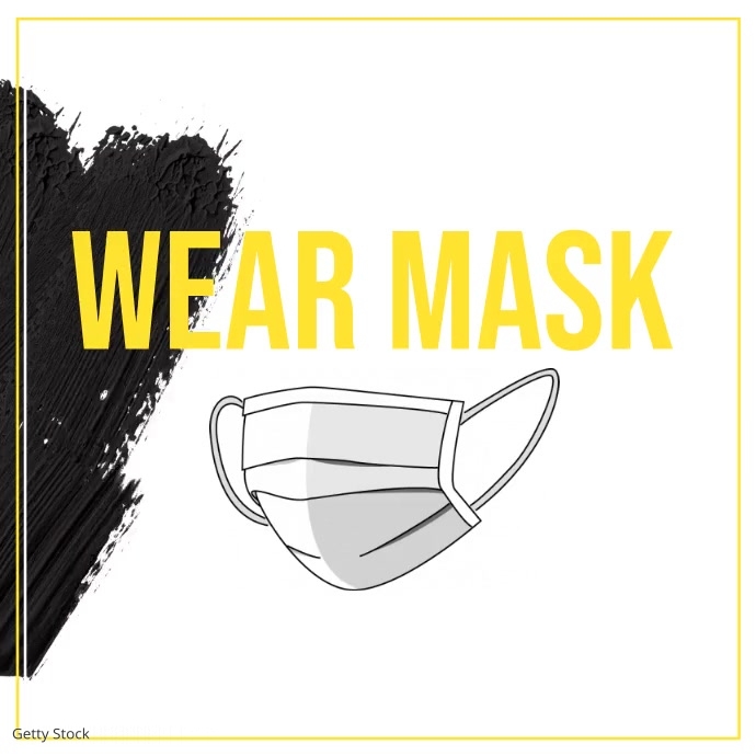 wear mask video, covid-19 video Template | PosterMyWall