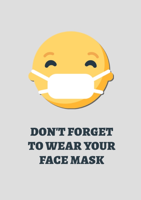 Plantilla de Use Su Mascarilla Folleto Folleto Covid 19 | PosterMyWall
